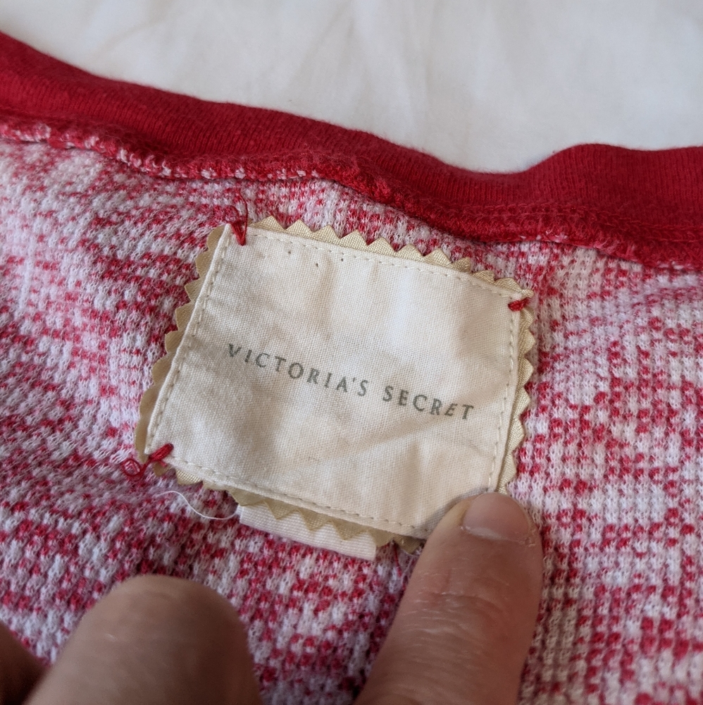 Victoria's Secret Snowflake Thermal Top - Gem